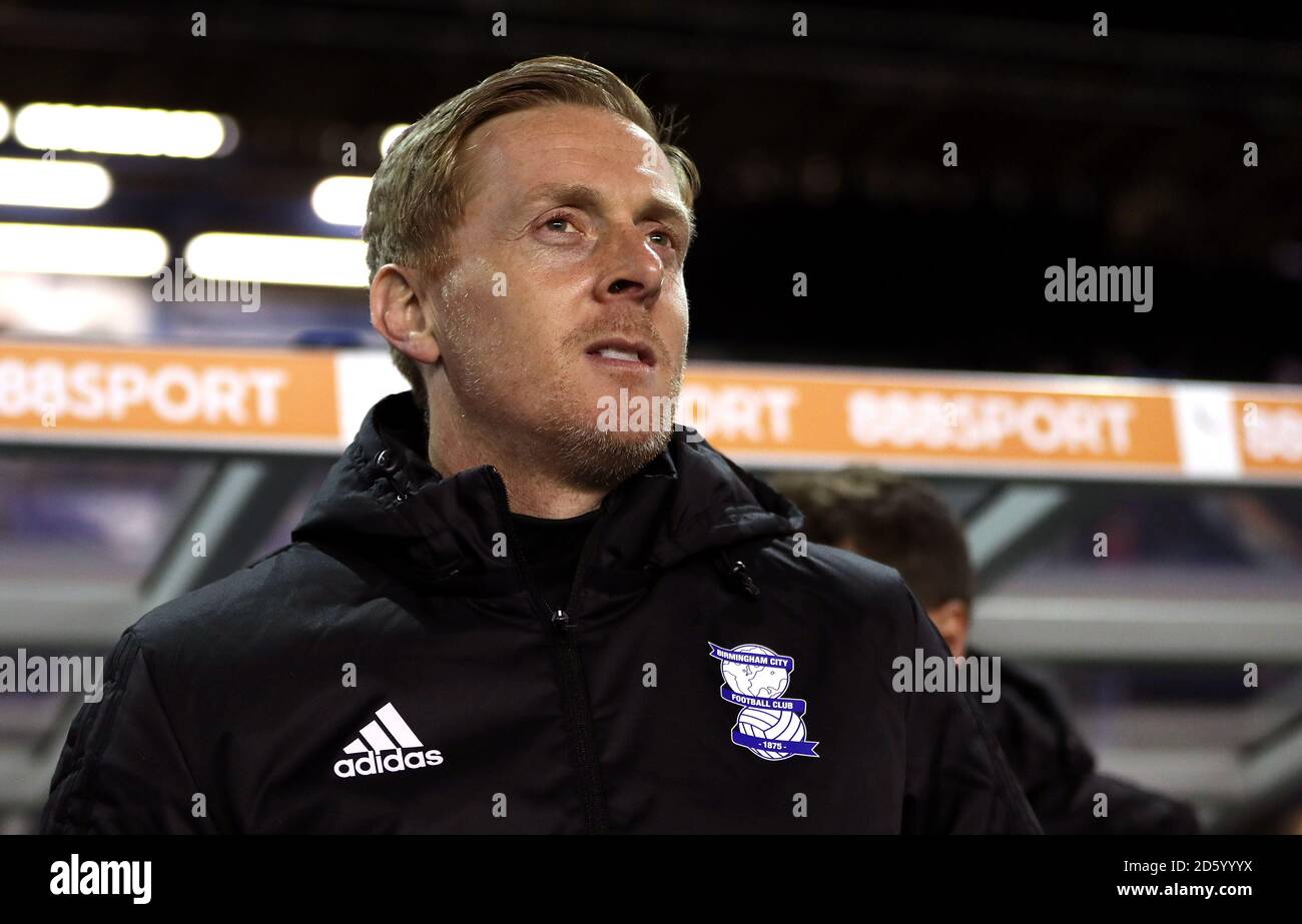 Birmingham City manager Garry Monk Stock Photo - Alamy