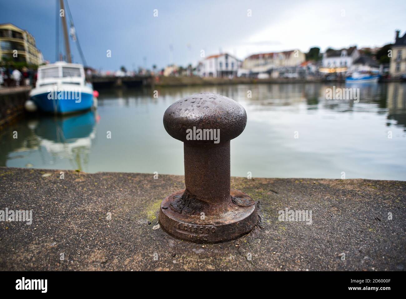 An old rusty murray in a seaside town in France Stock Photo - Alamy