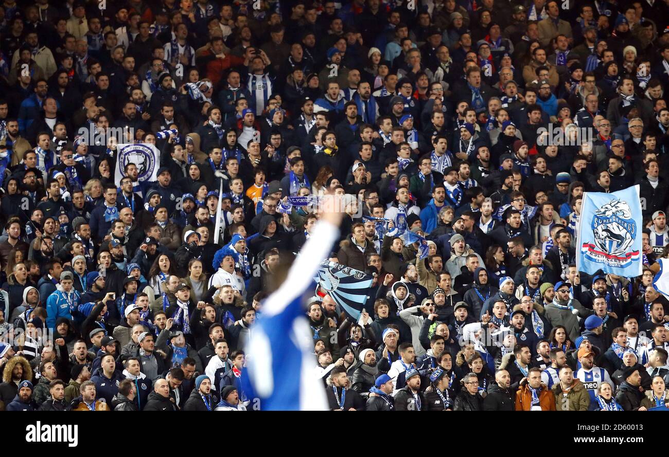 FC Porto's fans in the stands Stock Photo - Alamy