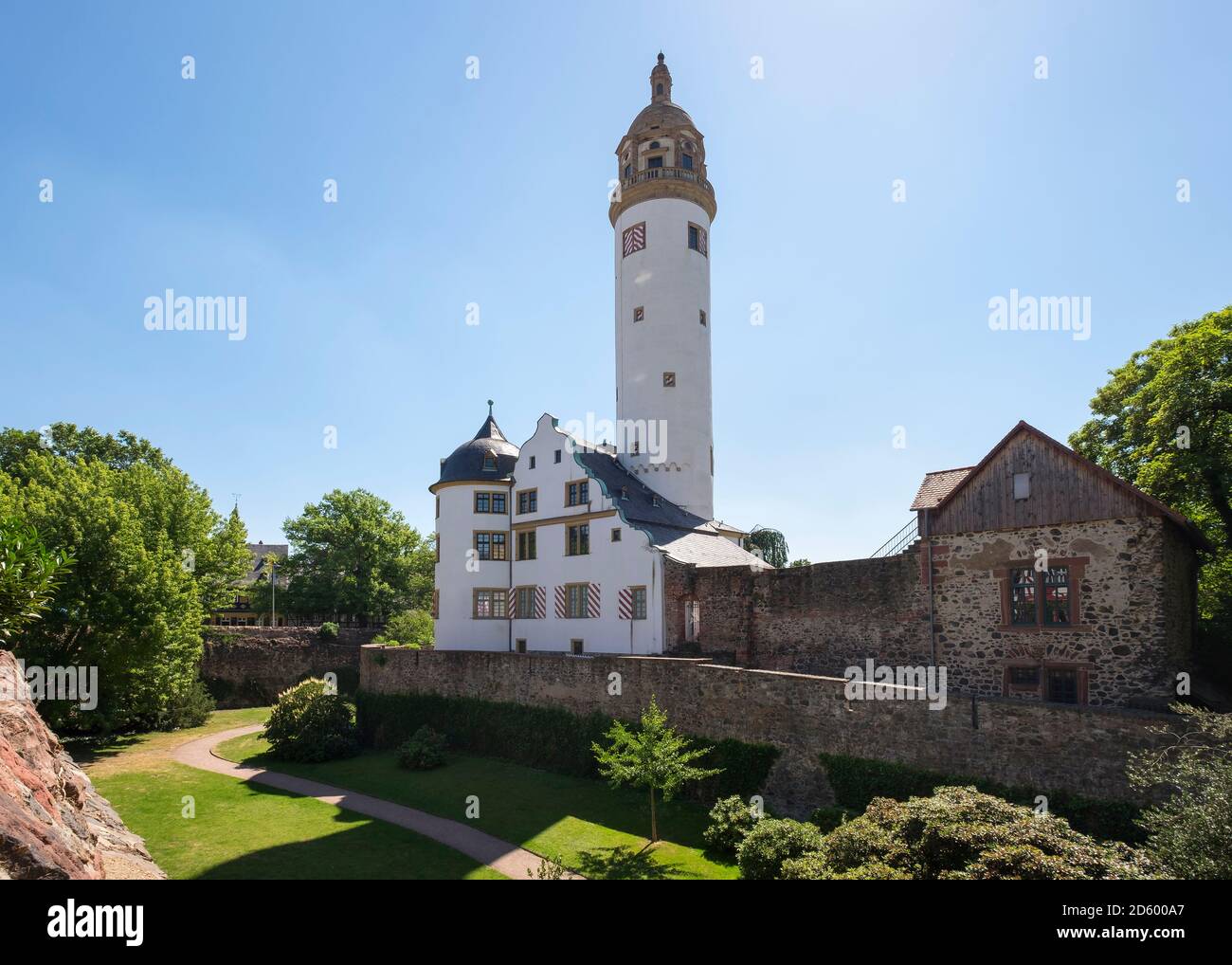 Germany, Hesse, Frankfurt-Hoechst, Old castle Stock Photo - Alamy