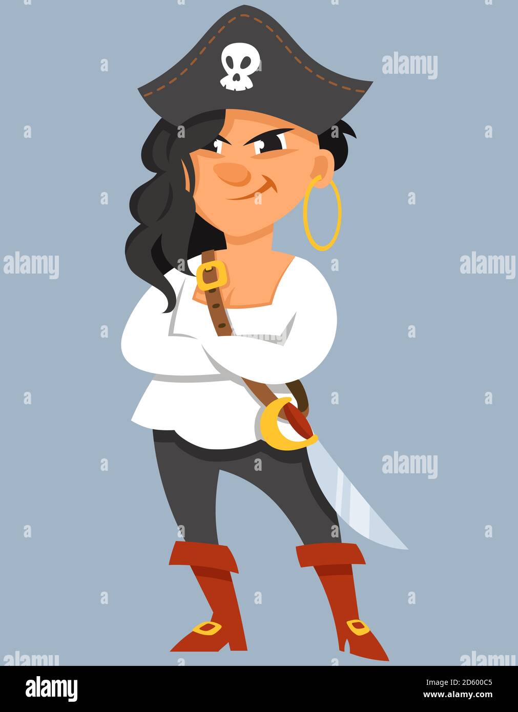 Beautiful female pirate Stock Vector Images - Alamy
