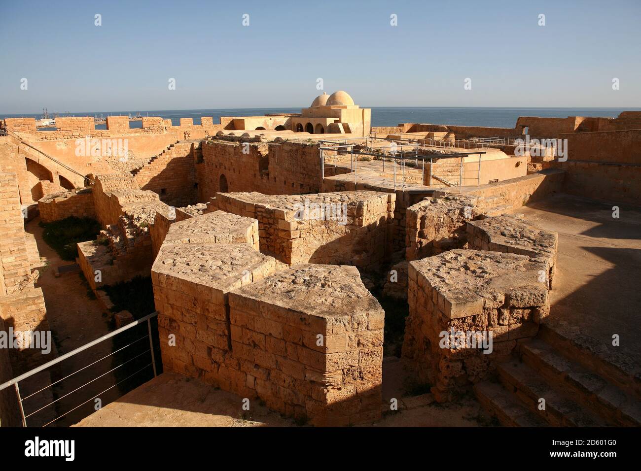 Tunisia, Djerba, Houmt Souk, Borj El Kebir castle Stock Photo - Alamy