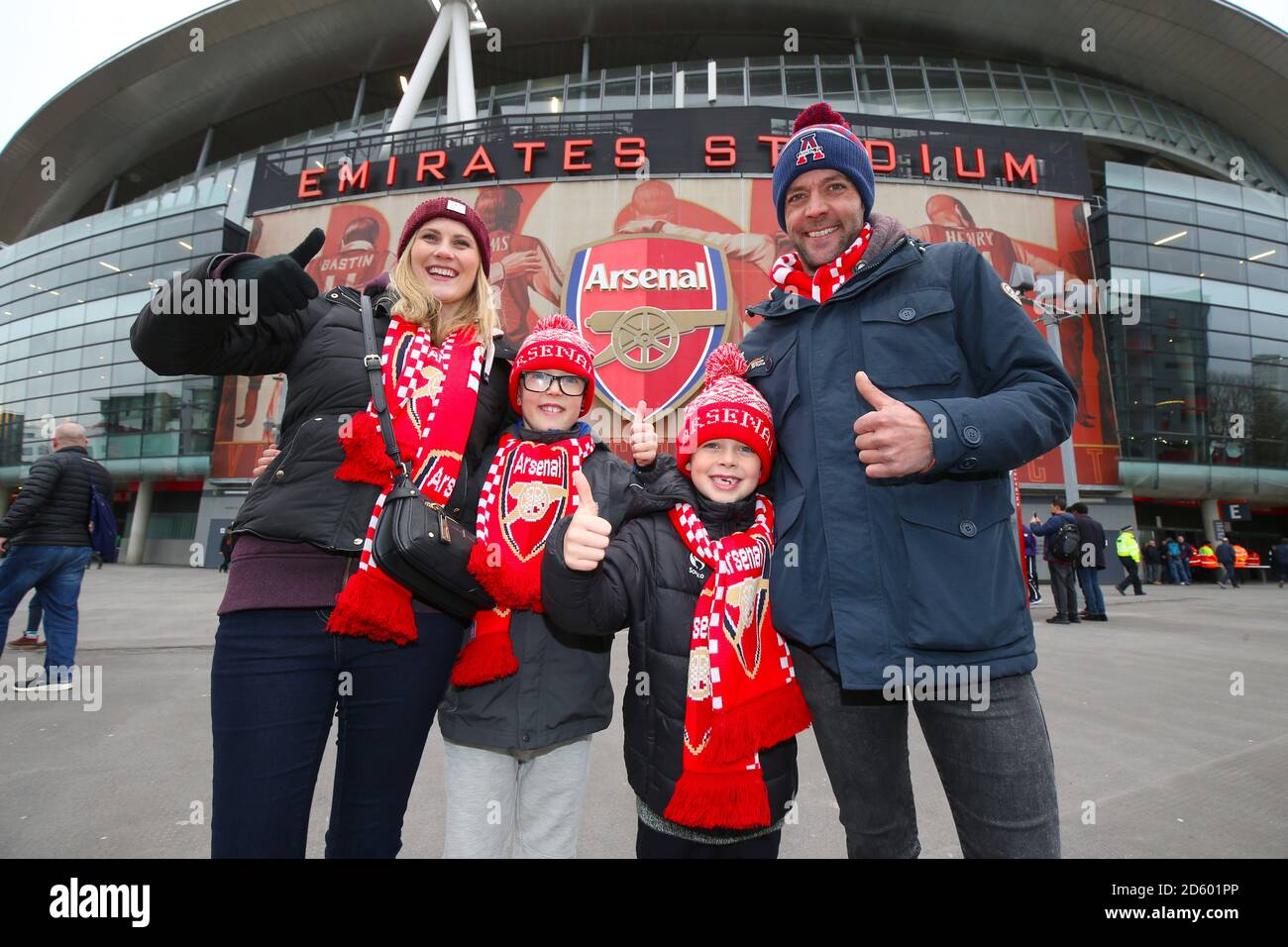 Arsenal fans pose for hi-res stock photography and images - Alamy