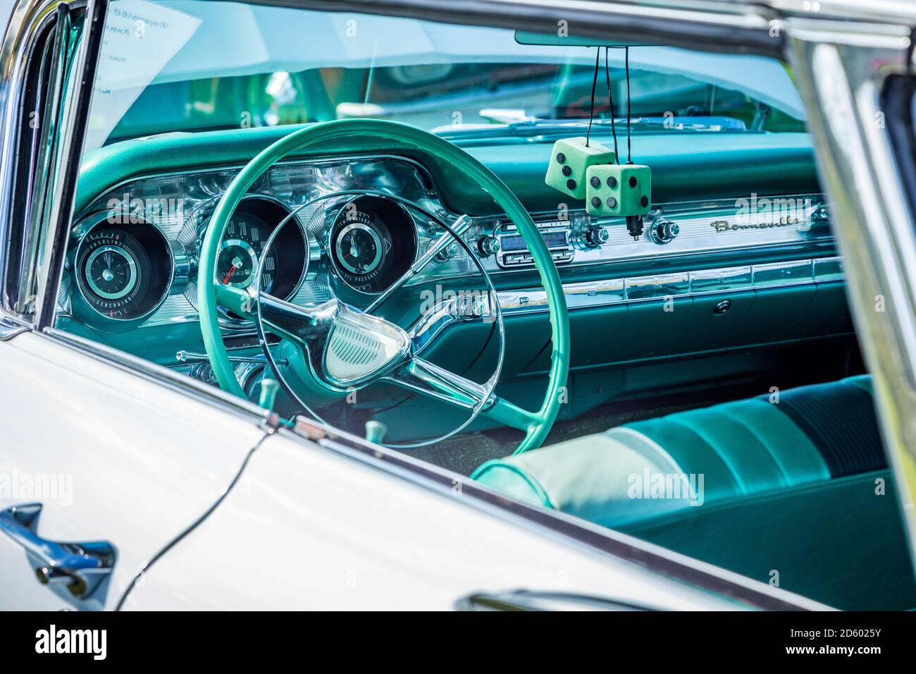 Waynesville, GA - October 7, 2017: 1959 Pontiac Bonneville Vista at a ...