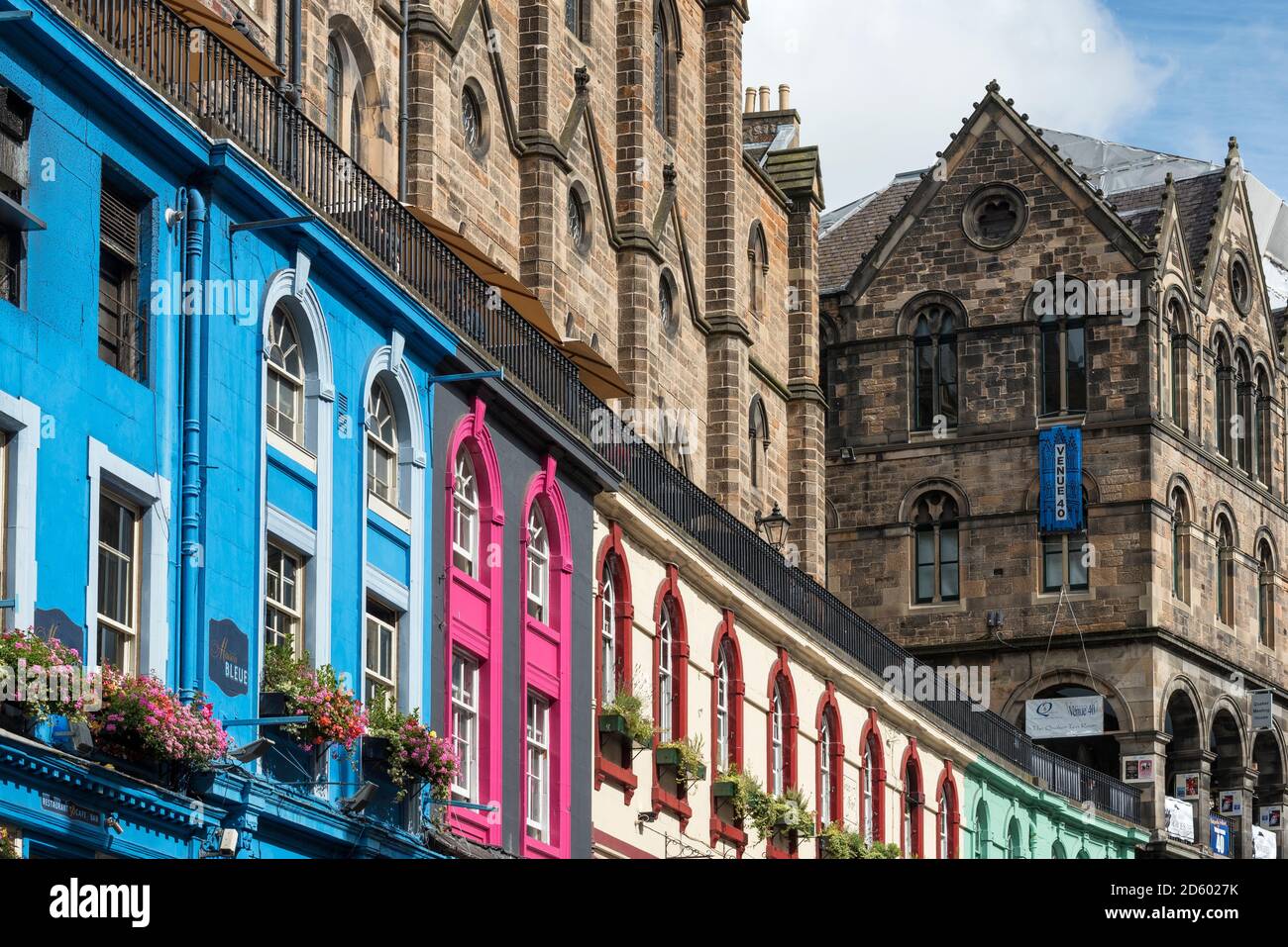 Colorful row of houses in victoria street hi-res stock photography and ...