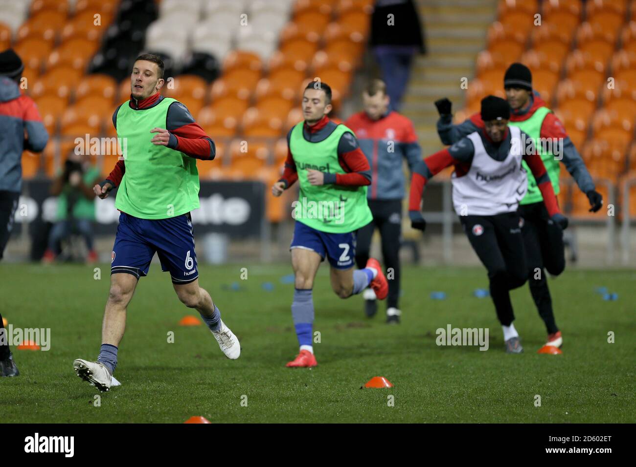 Charlton Athletic's Jason Pearce and Charlton Athletic's Lewis Page ...