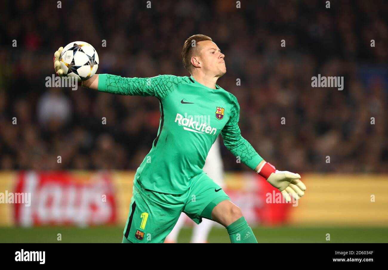Barcelona goalkeeper Marc-Andre Ter Stegen Stock Photo - Alamy