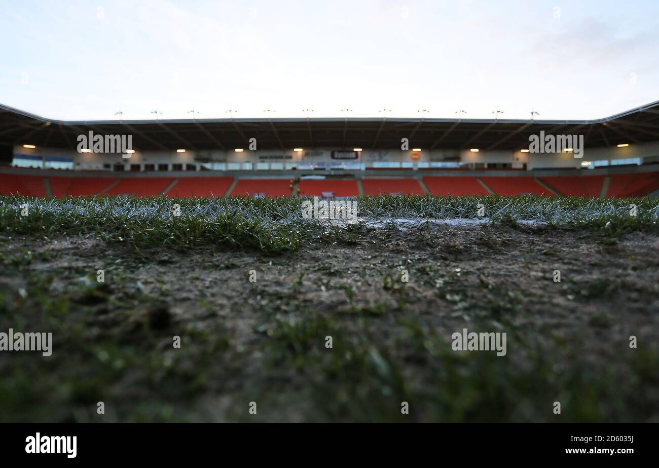 A view of Bloomfield Road stadium before the game Stock Photo - Alamy