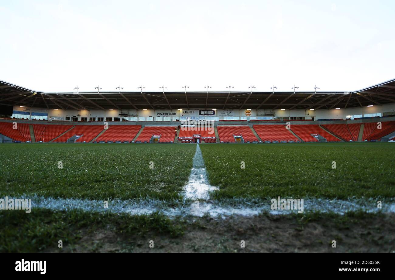 A view of Bloomfield Road stadium before the game Stock Photo - Alamy