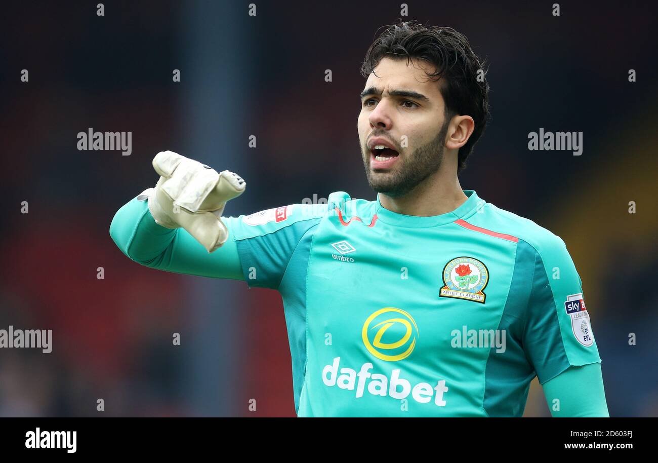 David Raya Martin, Blackburn Rovers goalkeeper Stock Photo - Alamy