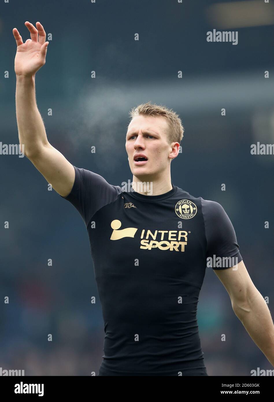 Dan Burn, Wigan Athletic Stock Photo - Alamy