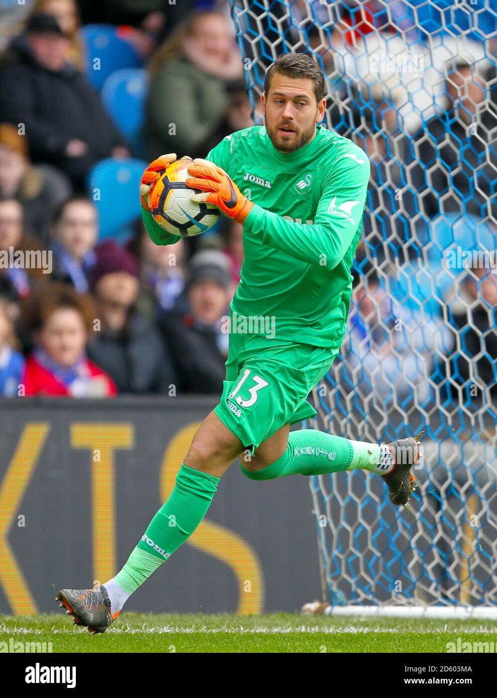 Swansea City's Mike van der Hoorn Stock Photo - Alamy