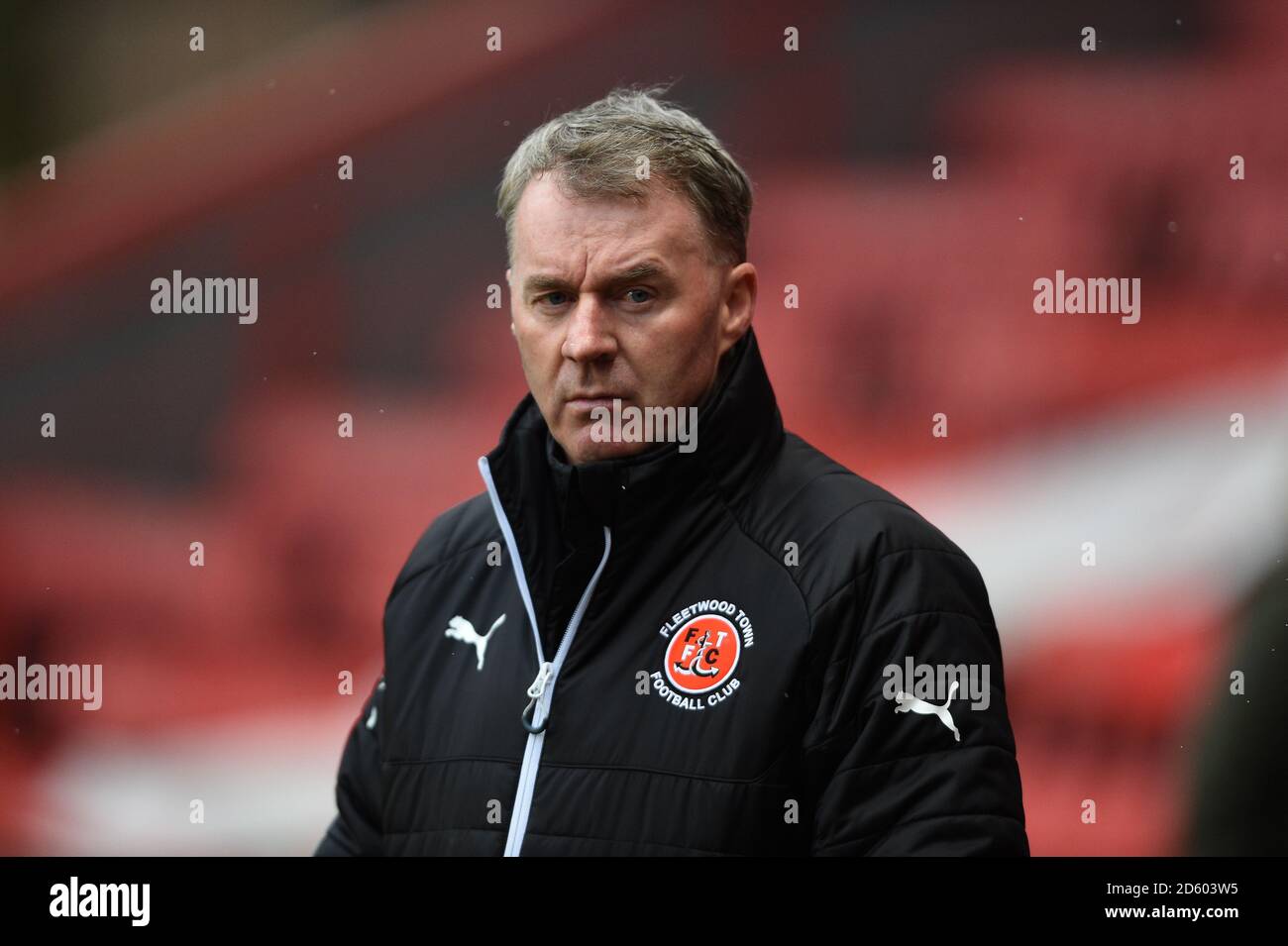 Fleetwood Town manager John Sheridan Stock Photo - Alamy