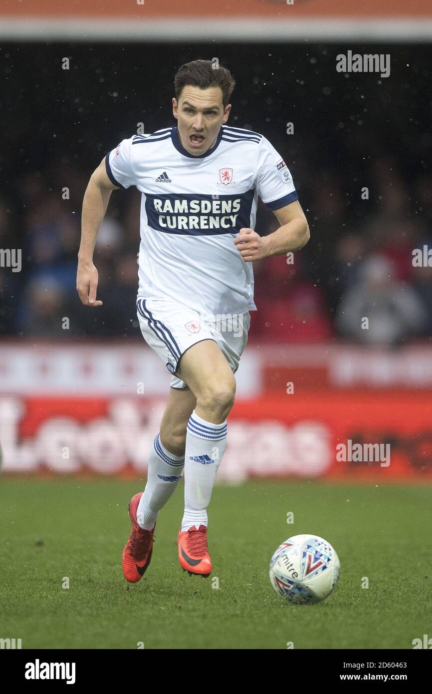 Middlesbrough's Stewart Downing in action Stock Photo - Alamy