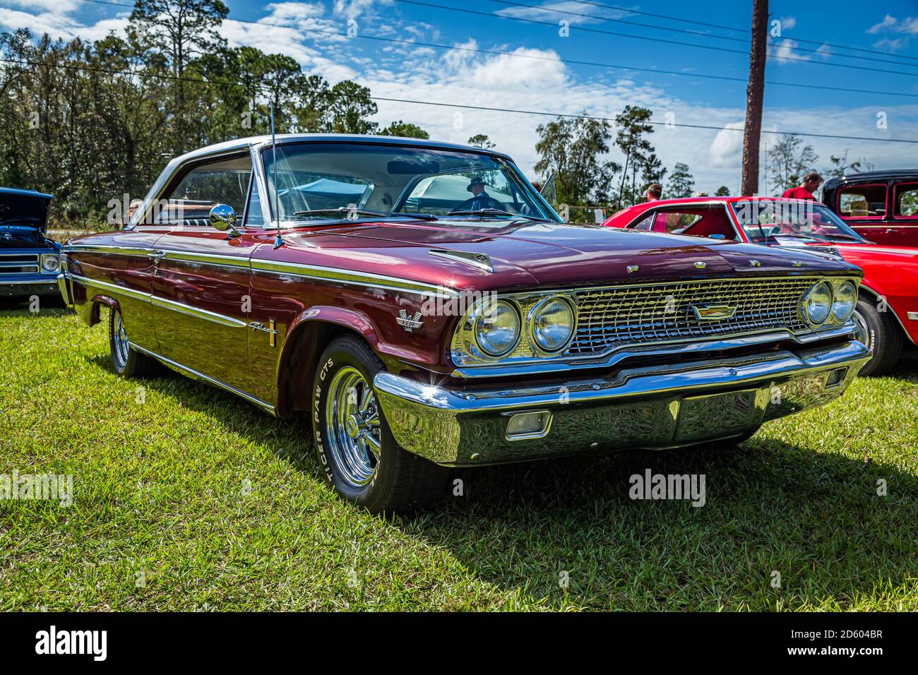 Waynesville, GA - October 7, 2017: 1963 Ford Galaxie 500 at a local car ...