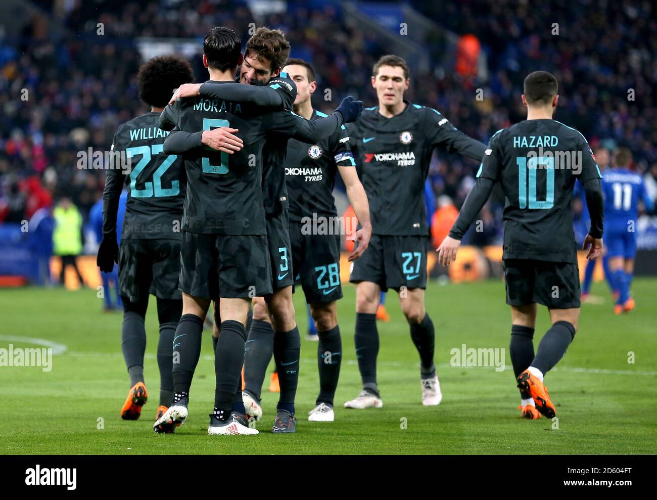 Team mates alvaro morata hi-res stock photography and images - Alamy