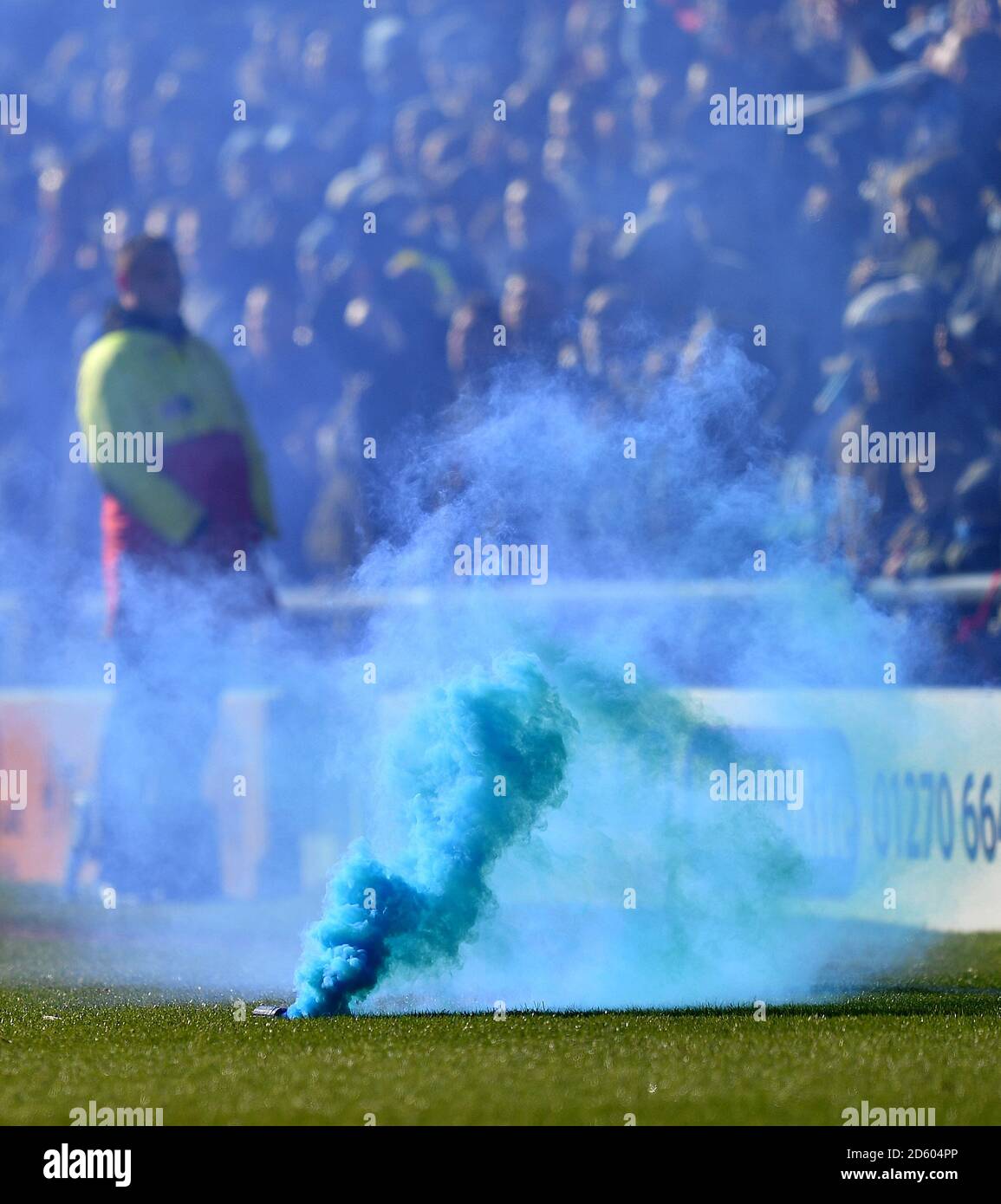 Football smoke grenade hi-res stock photography and images - Alamy