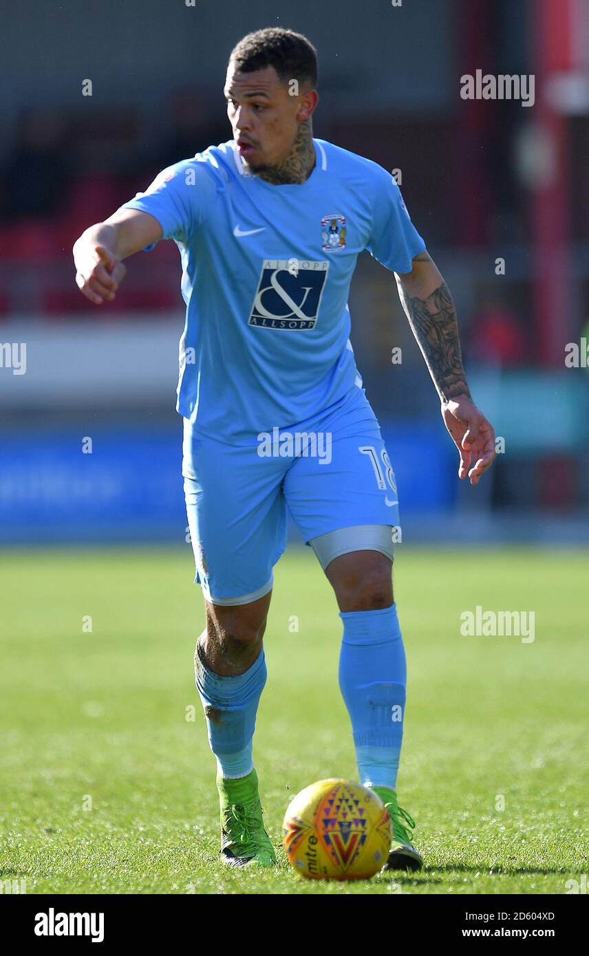 Coventry City's Jonson Clarke-Harris Stock Photo - Alamy
