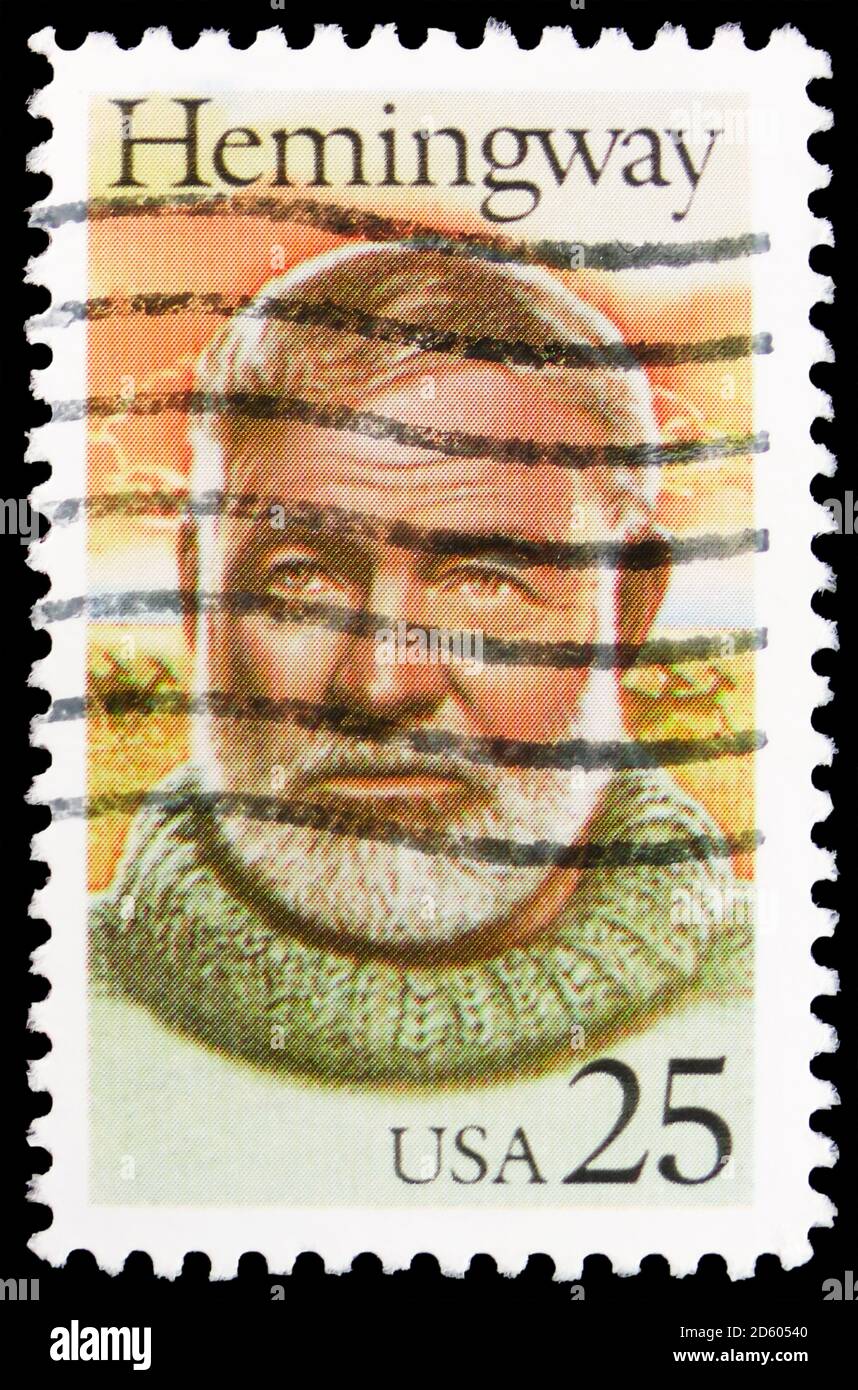 MOSCOW, RUSSIA - SEPTEMBER 30, 2020: Postage stamp printed in United ...