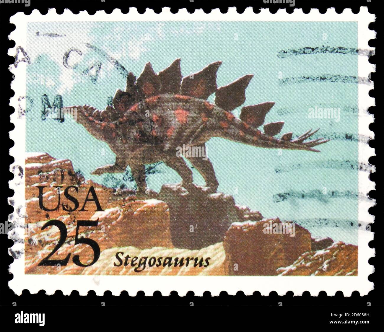 MOSCOW, RUSSIA - SEPTEMBER 30, 2020: Postage stamp printed in United ...