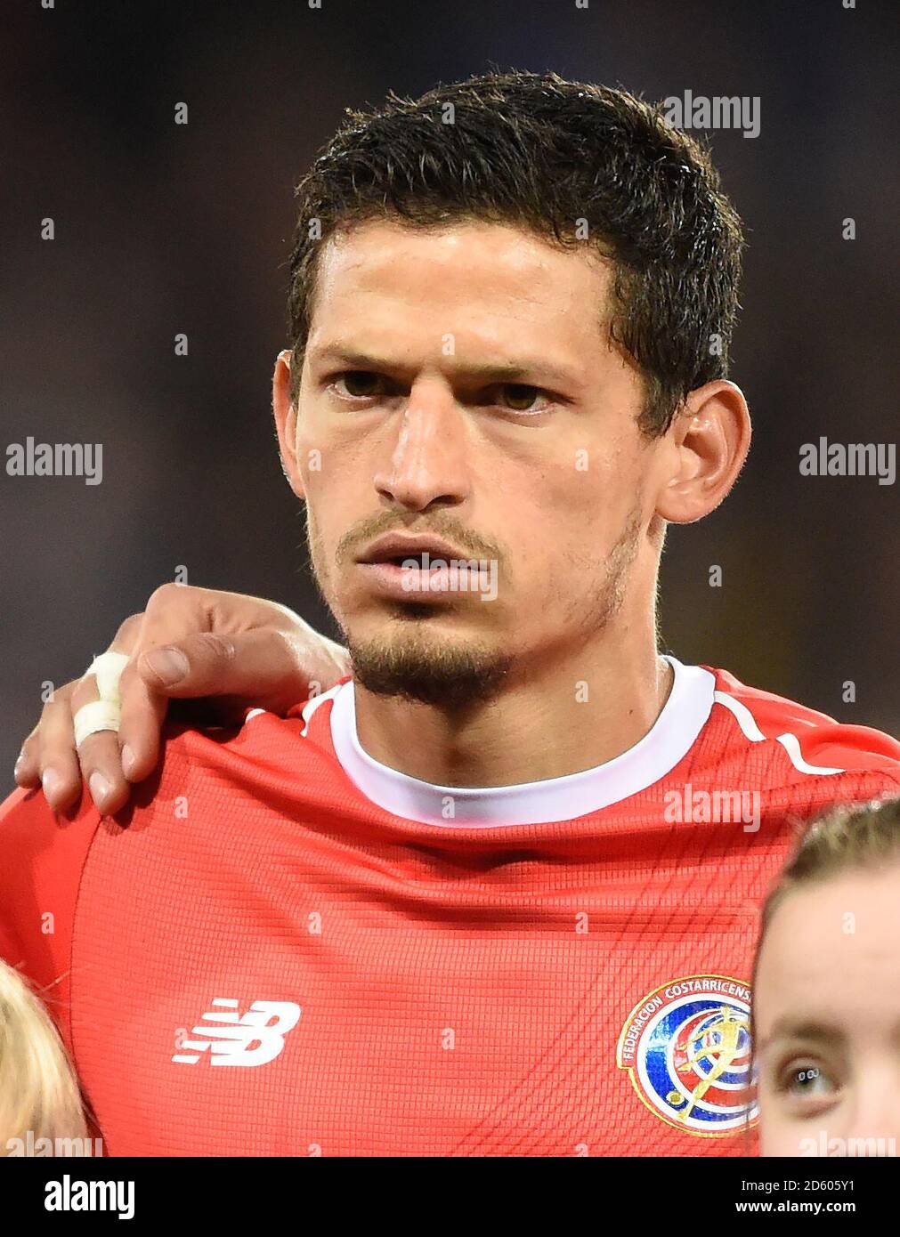 Costa Rica's Daniel Colindres before the international friendly match ...