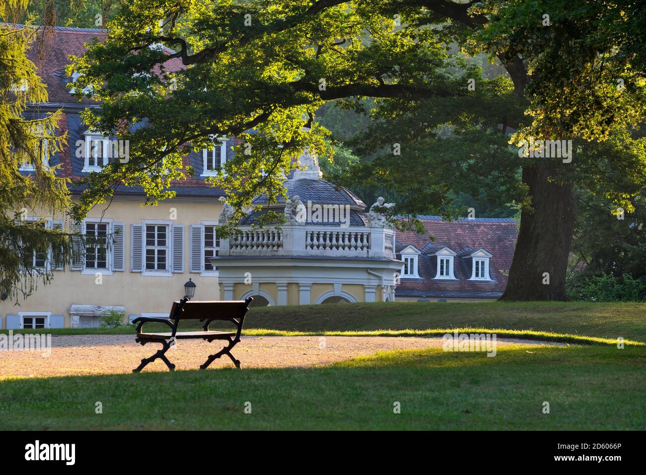 Germany, Hesse, Hanau, Spa building in spa park Wilhelmsbad Stock Photo ...