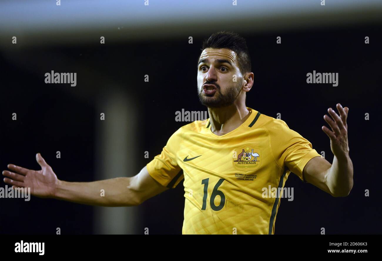Australia's Aziz Behich Stock Photo - Alamy