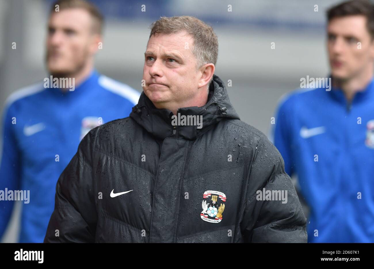 Coventry City Manager Mark Robins arrives at Rodney Parade Stock Photo ...