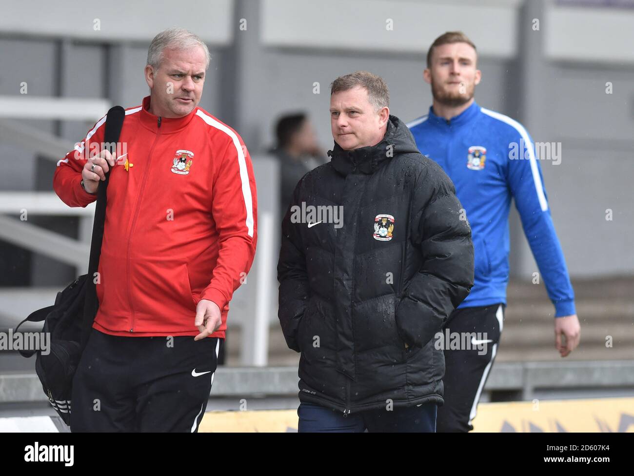 Coventry City Manager Mark Robins arrives at Rodney Parade Stock Photo ...