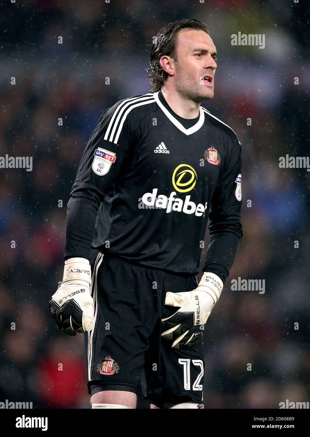 Sunderland goalkeeper Lee Camp Stock Photo - Alamy