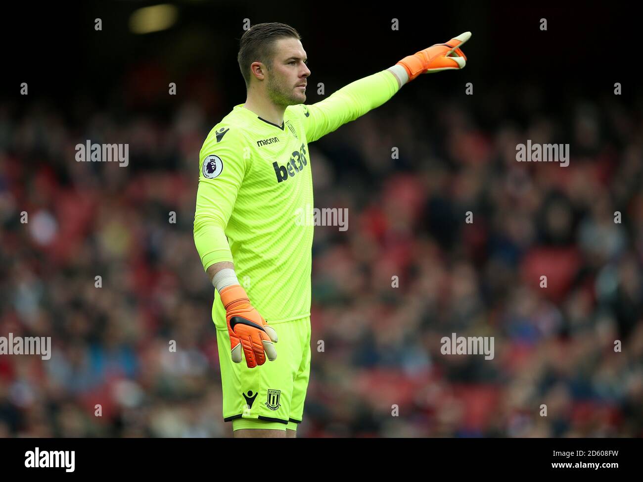 Stoke City goalkeeper Jack Butland Stock Photo - Alamy