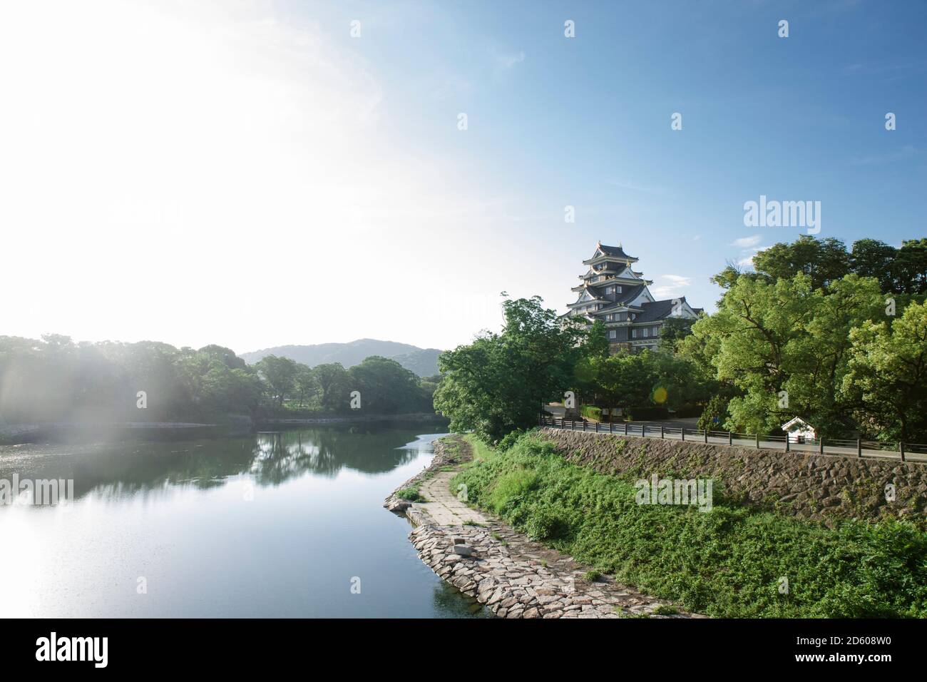 Japan, Okayama, view to Okayama Castle Stock Photo - Alamy