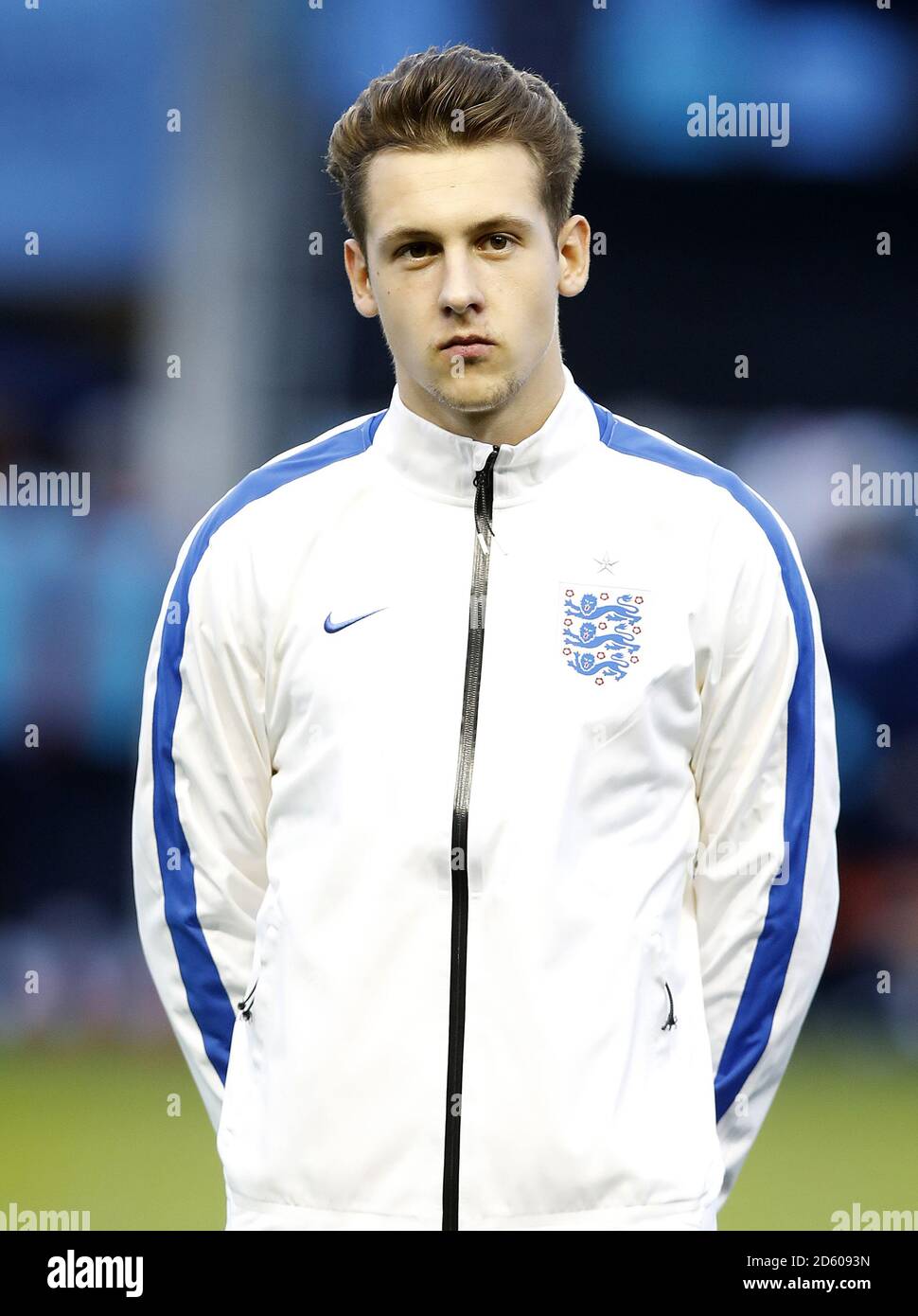England's Callum Brittain before the game against Portugal Stock Photo ...