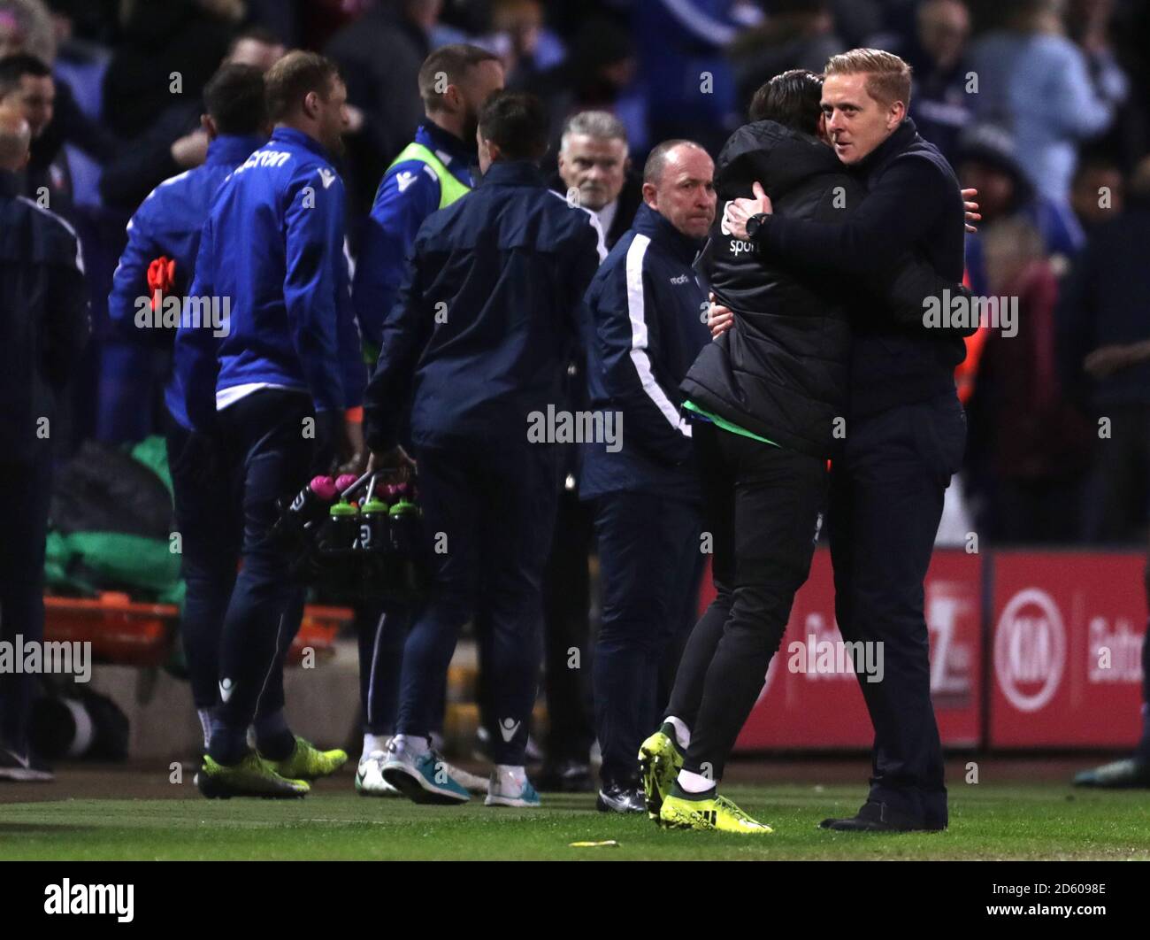 Birmingham City manager Garry Monk celebrates Stock Photo - Alamy