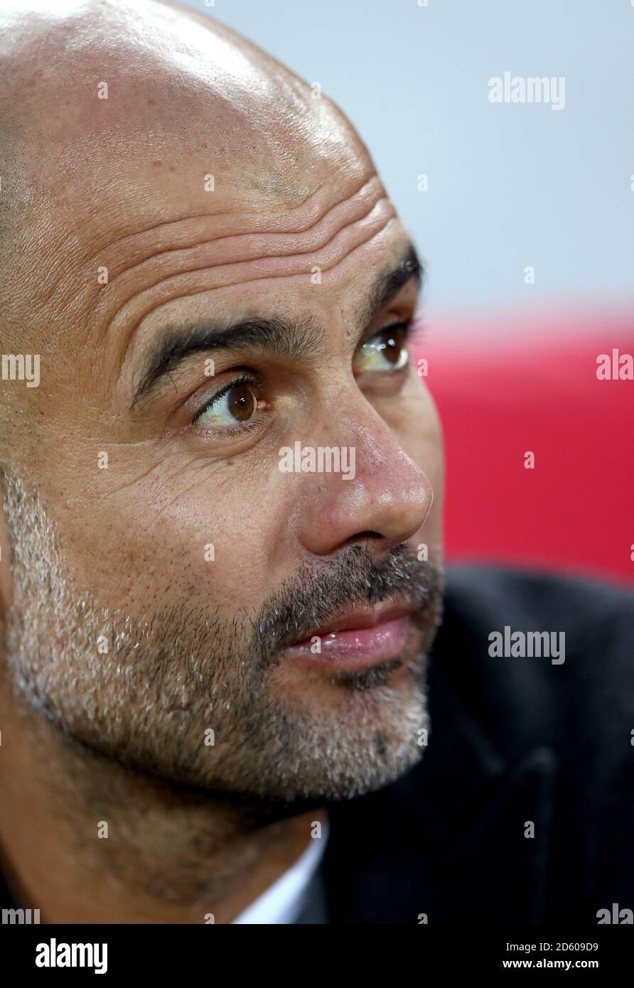 Manchester City manager Pep Guardiola Stock Photo - Alamy