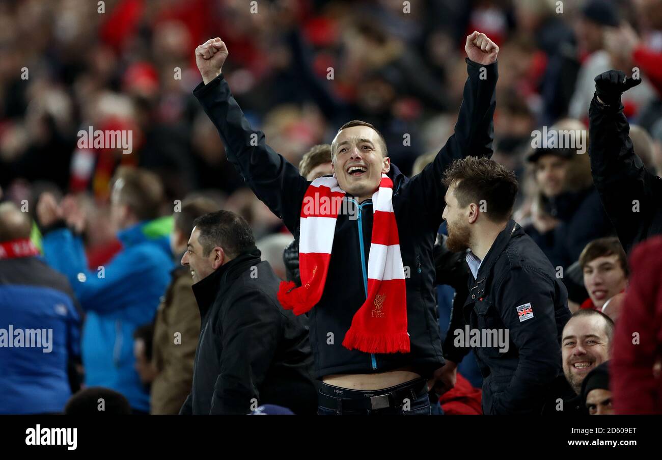 Liverpool celebrate champions league hi-res stock photography and ...