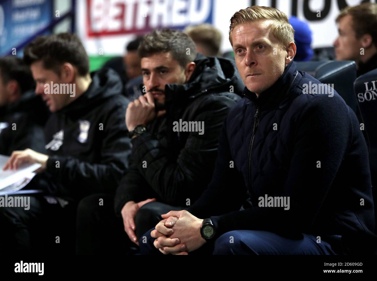 Birmingham City manager Garry Monk Stock Photo - Alamy