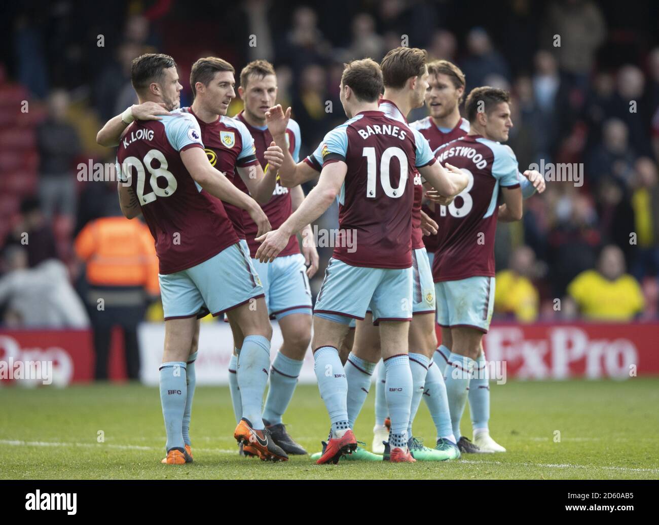 Burnley players celebrate hi-res stock photography and images - Alamy
