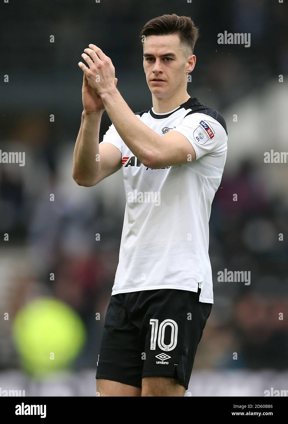 Derby County's Tom Lawrence Stock Photo - Alamy