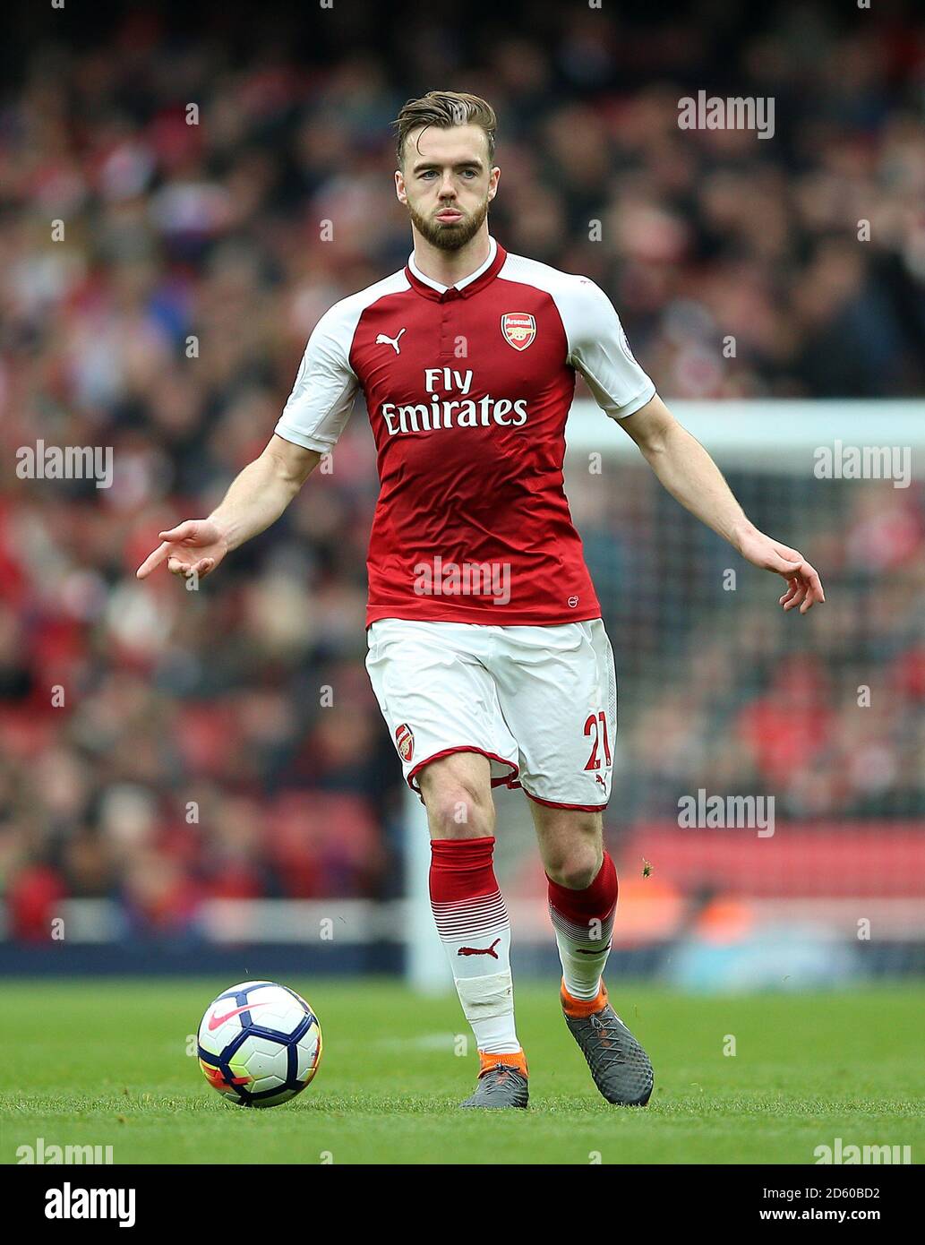 Arsenal's Calum Chambers Stock Photo - Alamy