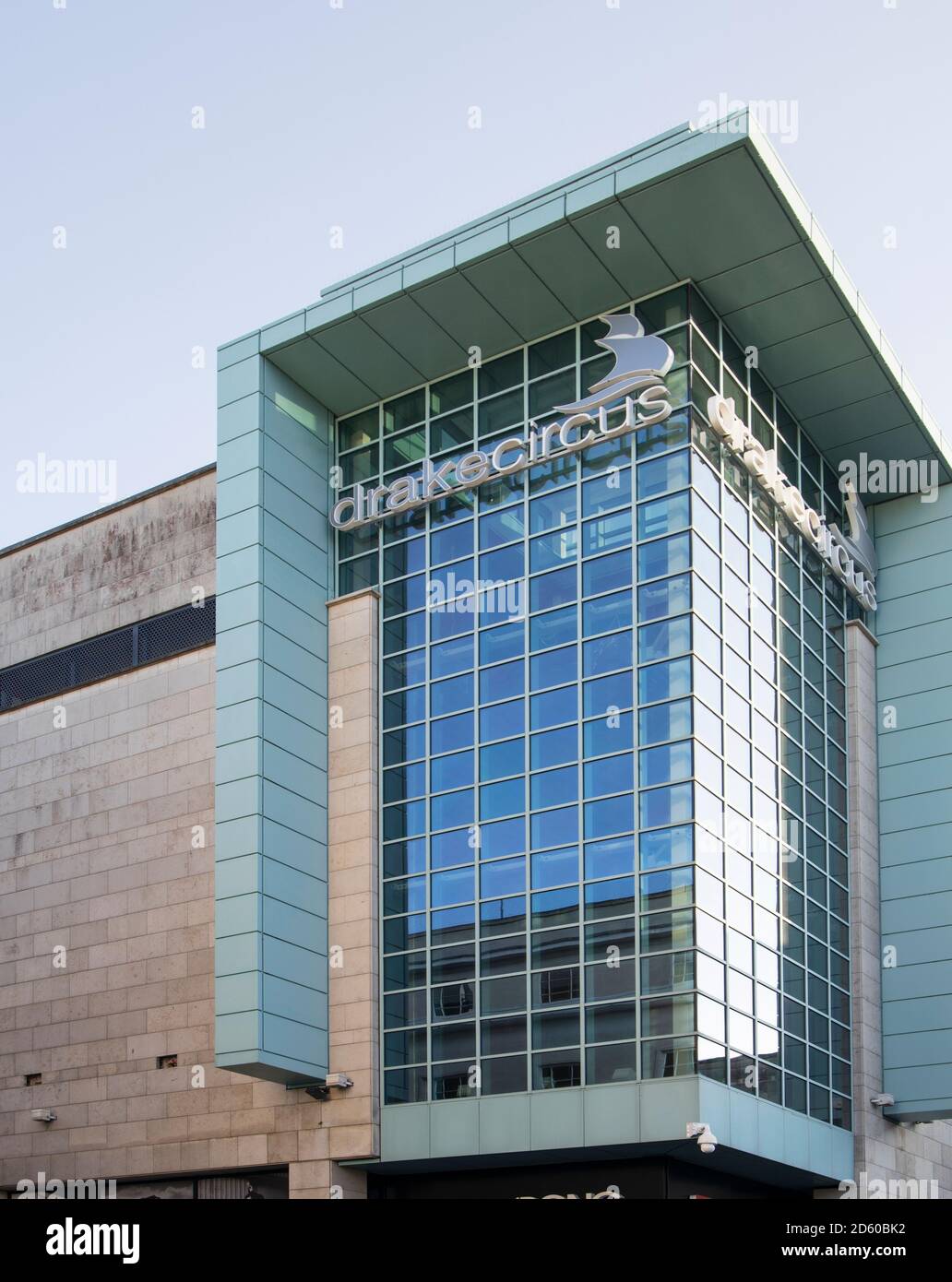 the modern drakes circus shopping complex in plymouth city centre devon ...