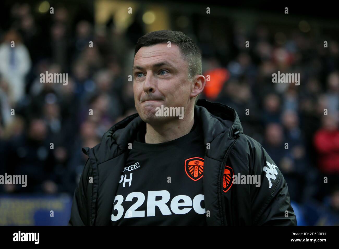 Leeds United manager Paul Heckingbottom Stock Photo - Alamy