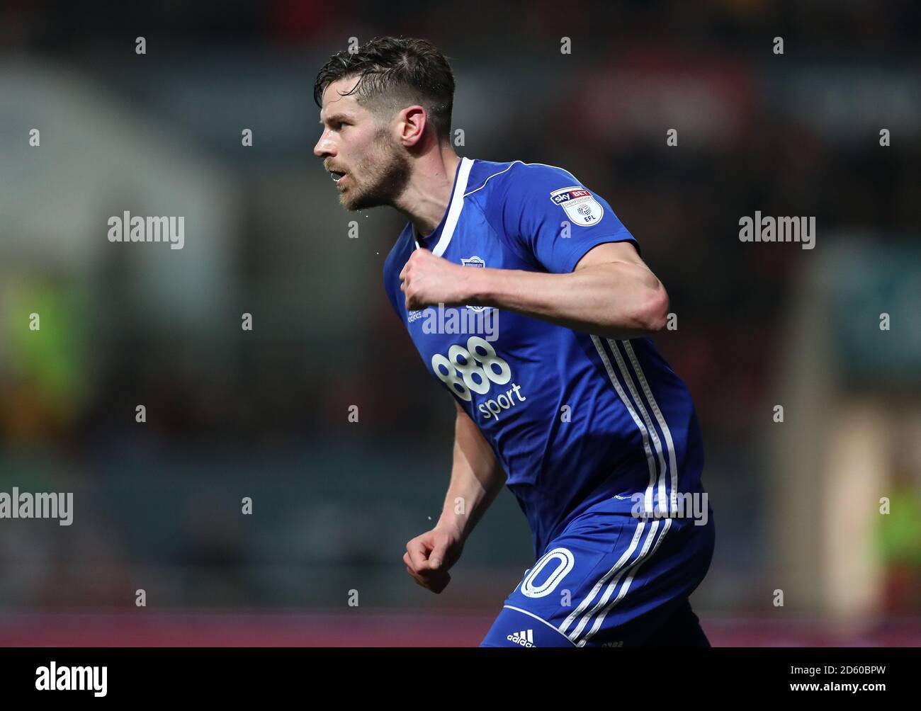 Birmingham City's Lukas Jutkiewicz celebrates scoring their first goal ...