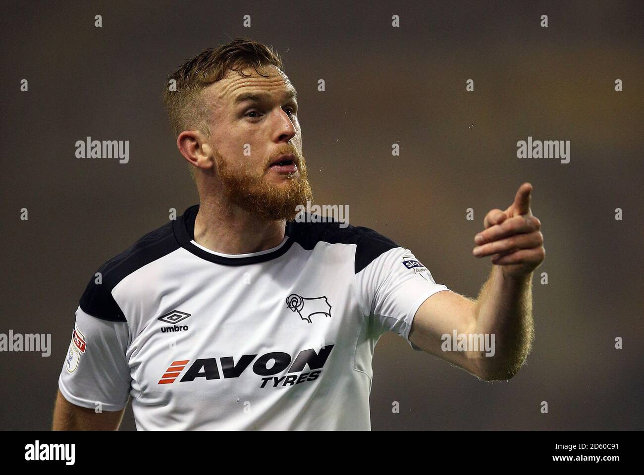 Derby County's Alex Pearce Stock Photo - Alamy