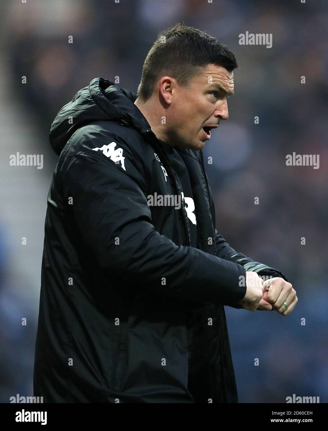 Leeds United manager Paul Heckingbottom Stock Photo - Alamy