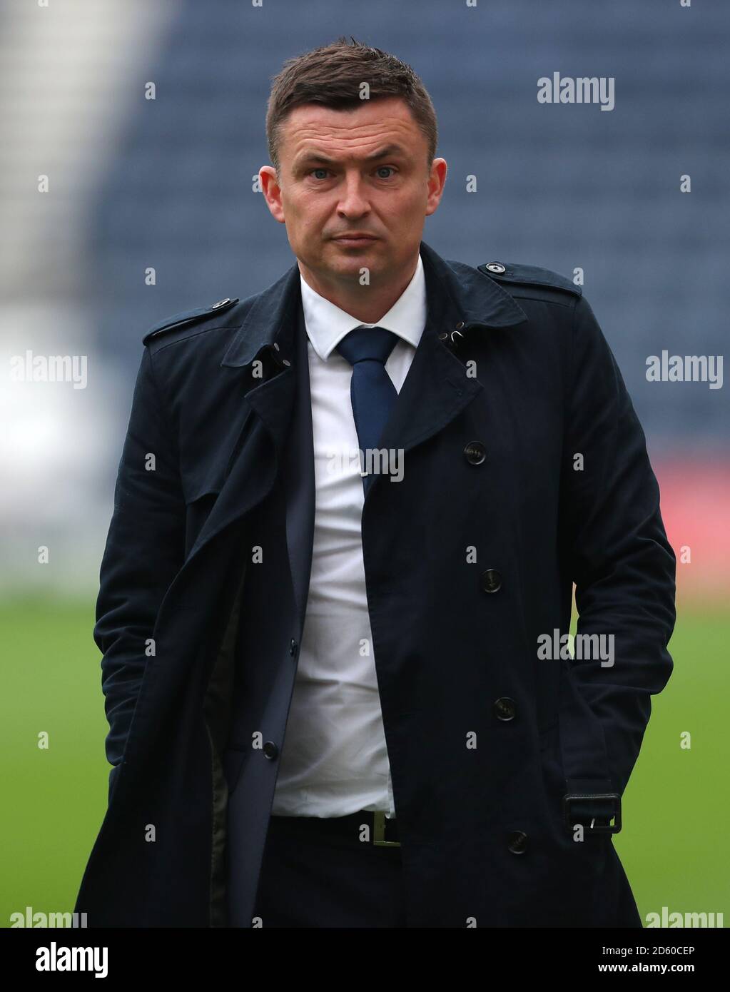 Leeds United manager Paul Heckingbottom Stock Photo - Alamy