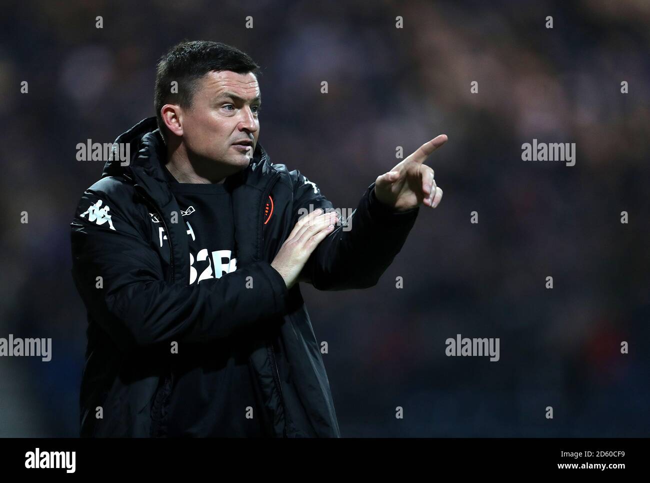 Leeds United manager Paul Heckingbottom Stock Photo - Alamy