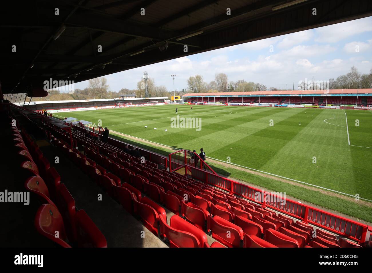 General view of Crawley Town's Checkatrade.com Stadium prior to the ...
