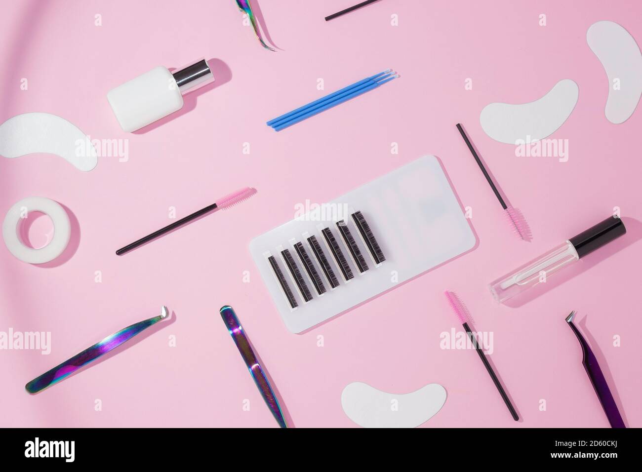 Things for the work of lash-makers, artificial eyelashes, microbrachis ...