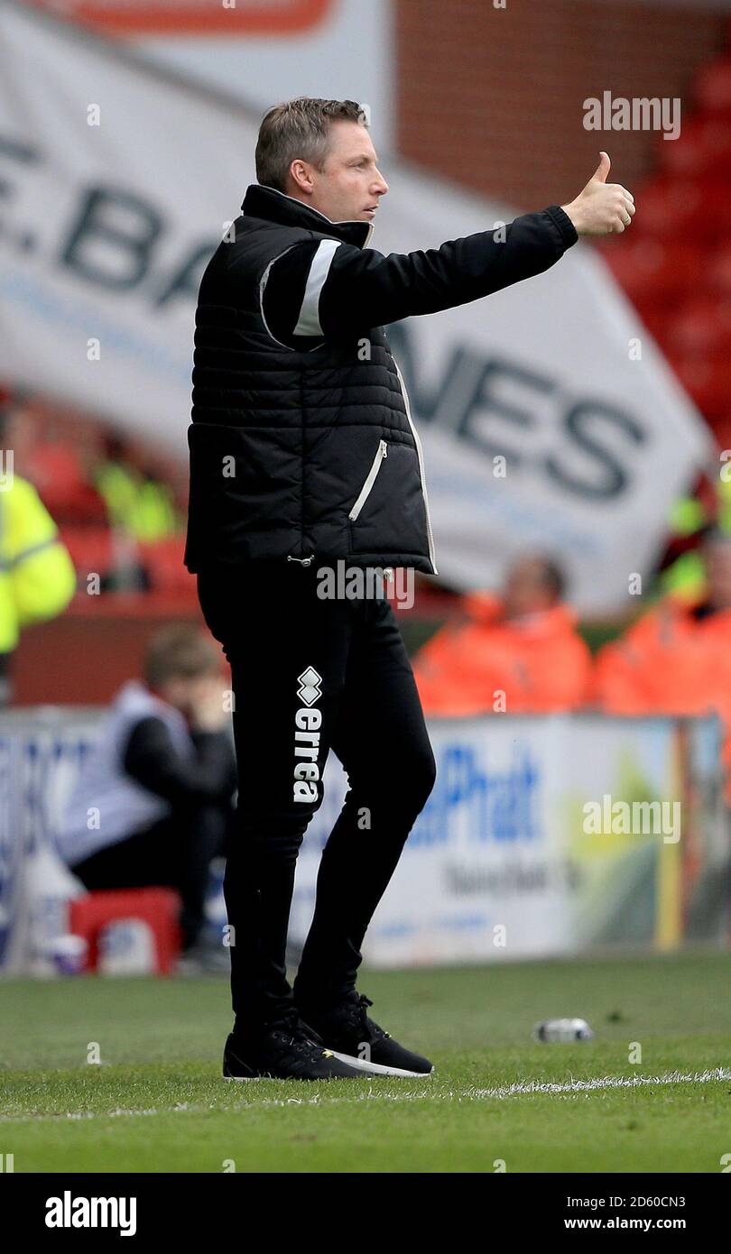 Millwall's manager Neil Harris Stock Photo - Alamy